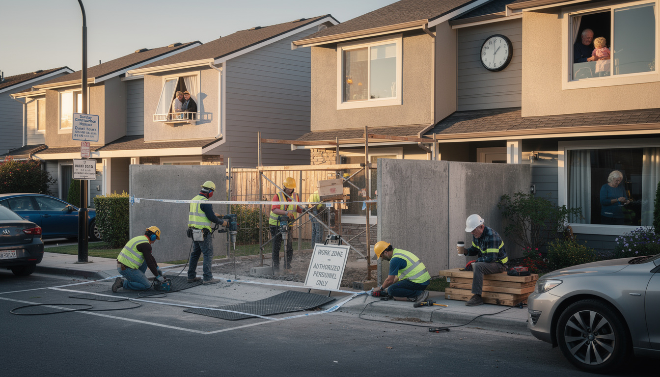 Travaux le dimanche : règles du bruit à connaître