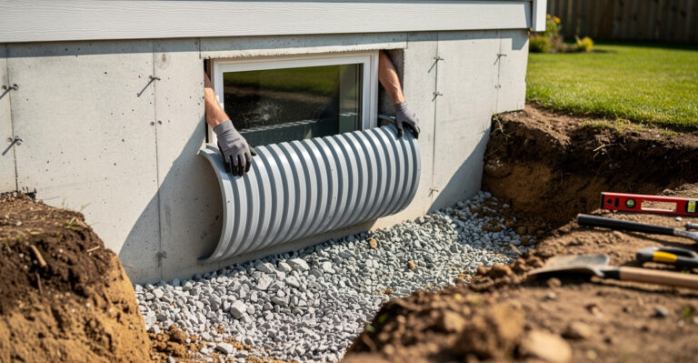 Comment installer une cour anglaise sur un vide sanitaire ? - Atel ...